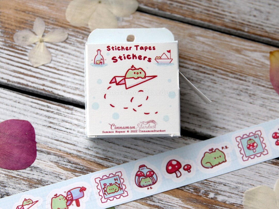 Cute Frog Mail Stickers Sticker Tape Box of Stickers Mail Stickers ...