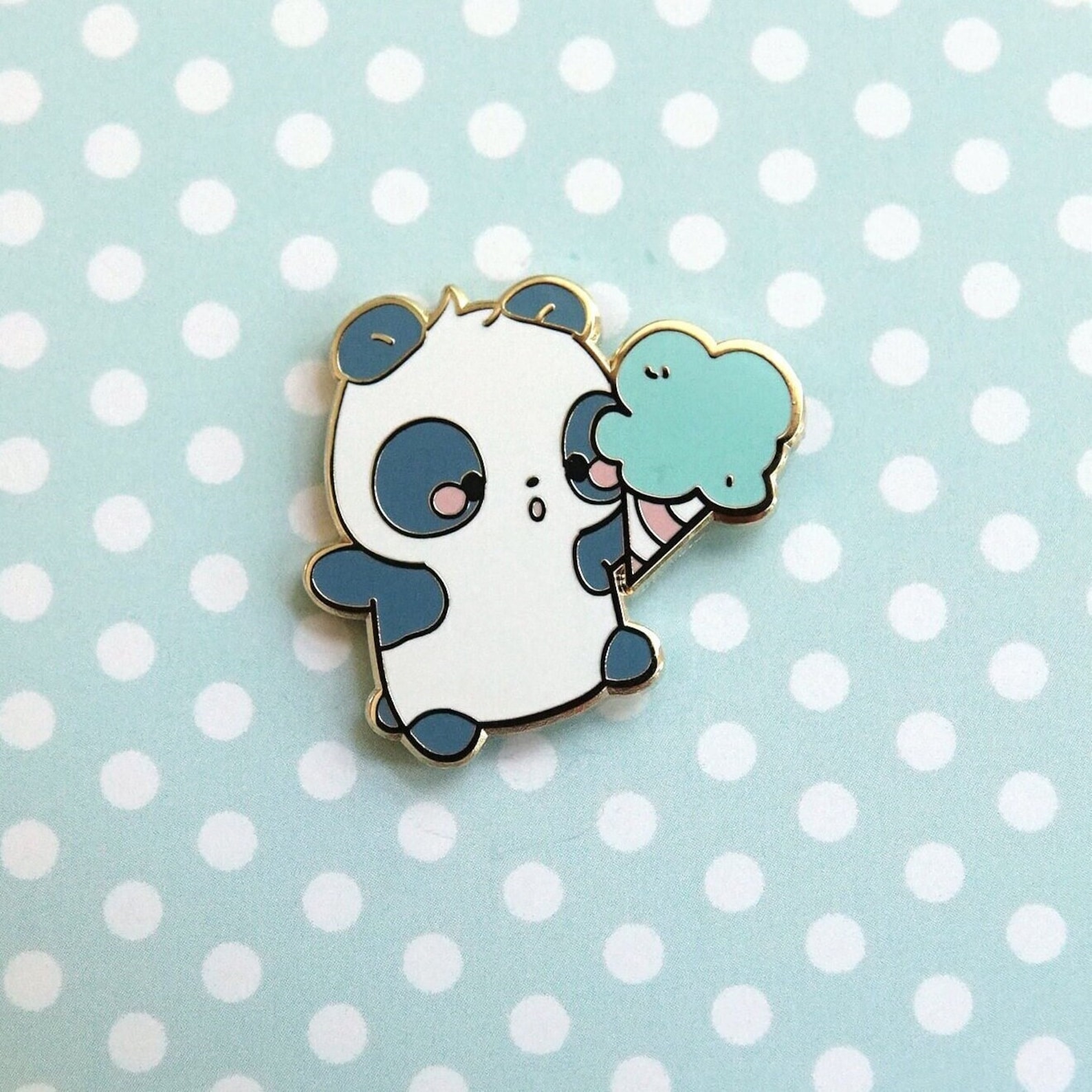 Cute Panda Enamel Pin | Pez the Panda - Etsy