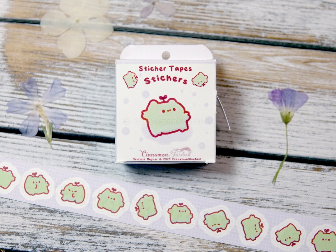 Froggy Space Cute Frog Stickers Froggy Stickers Sticker Tape Box of ...