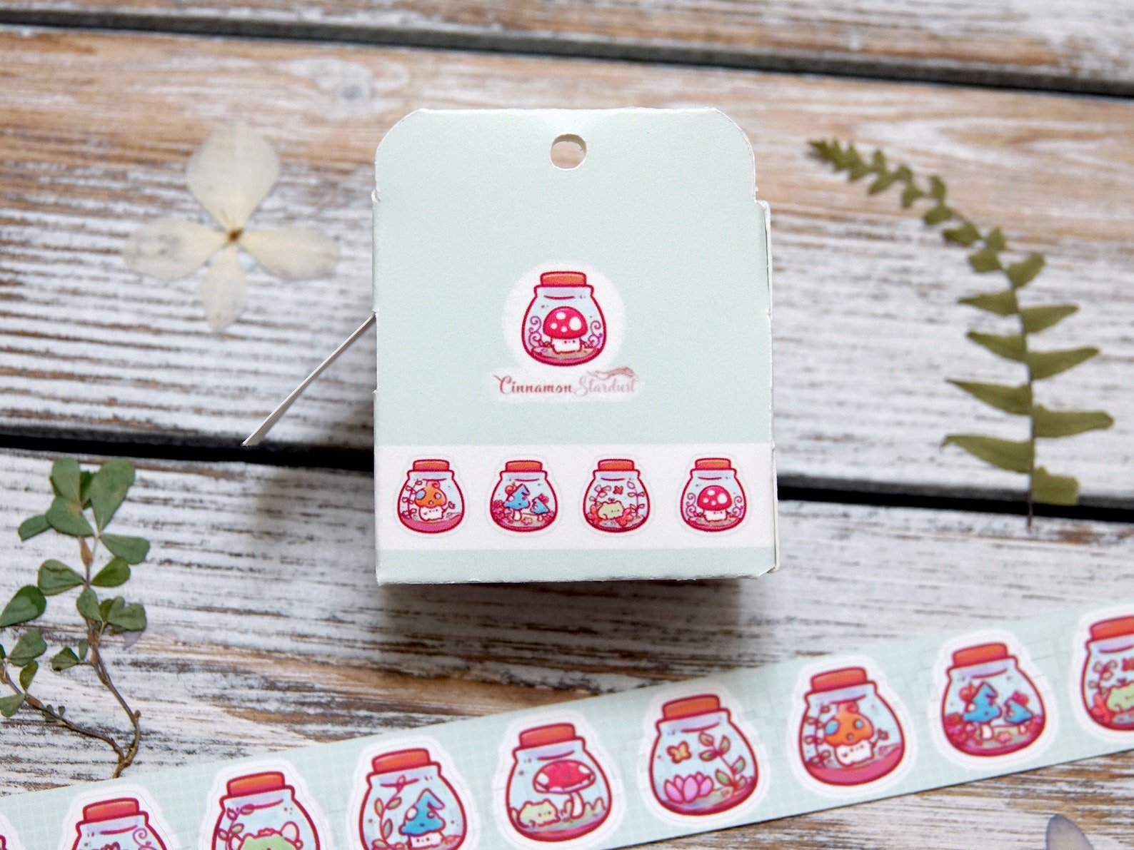 Cute Terrarium Stickers Jar Stickers Cute Frog Stickers - Etsy