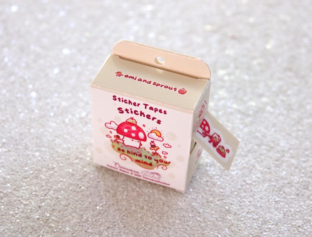 Glittery Omi and Sprout Stickers | Sticker Tape | Box of Stickers ...