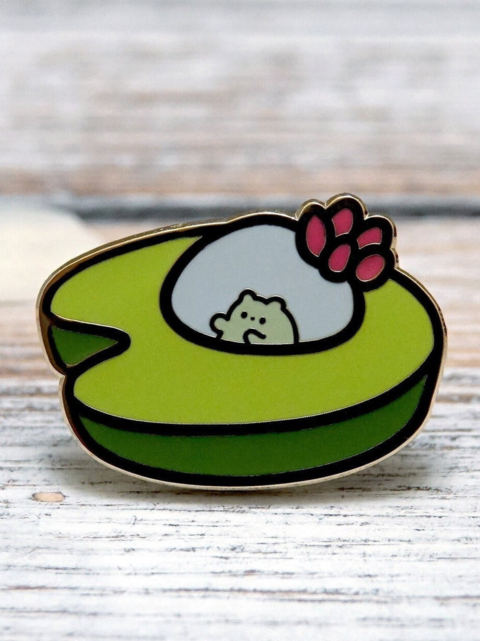 Cute Space Frog Enamel Pin - Etsy