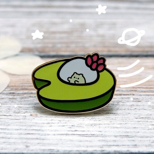 Celestial Frog and Moon Enamel Pin Frog Pins Kawaii Frog - Etsy