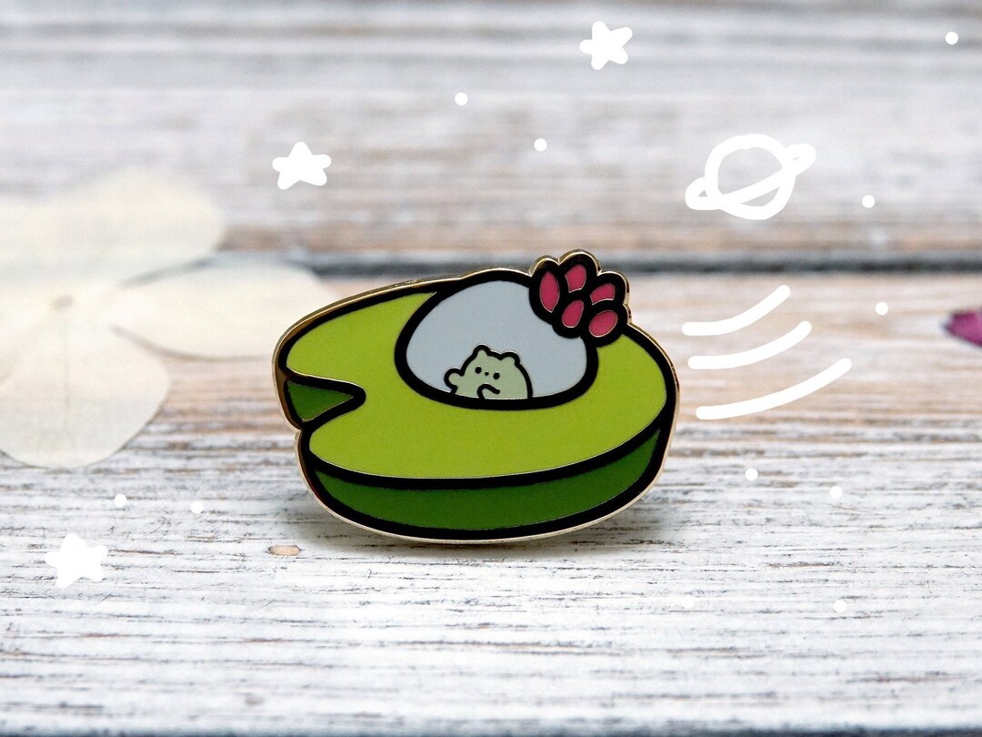 Cute Space Frog Enamel Pin - Etsy