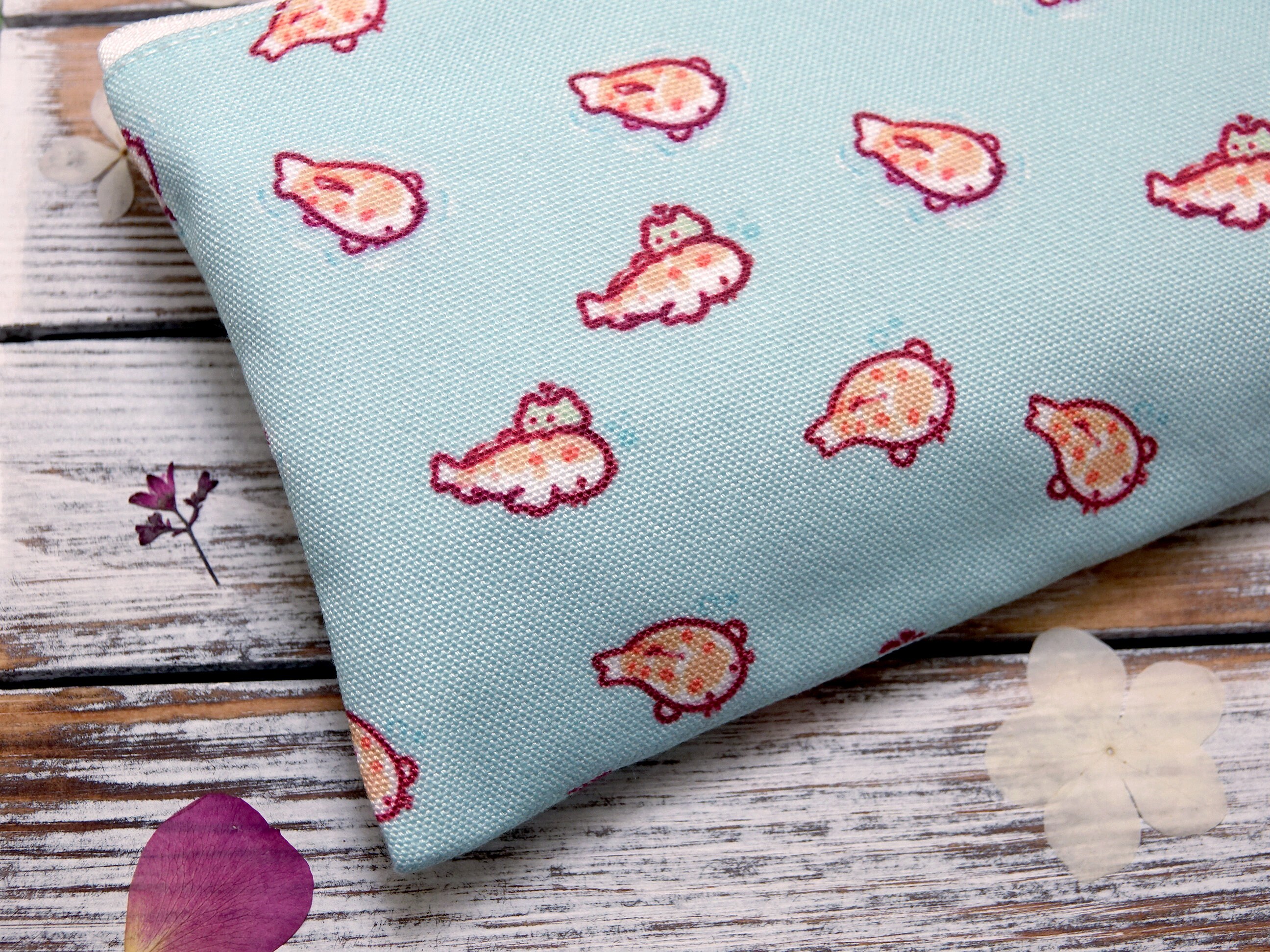 Cute Koi Fish Case Cute Pencil Case Zippered Pouch Back - Etsy