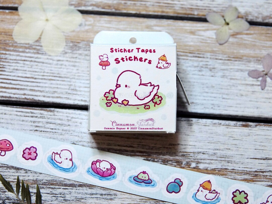 Cute Duck Stickers Froggy Stickers Sticker Tape Box of Stickers ...