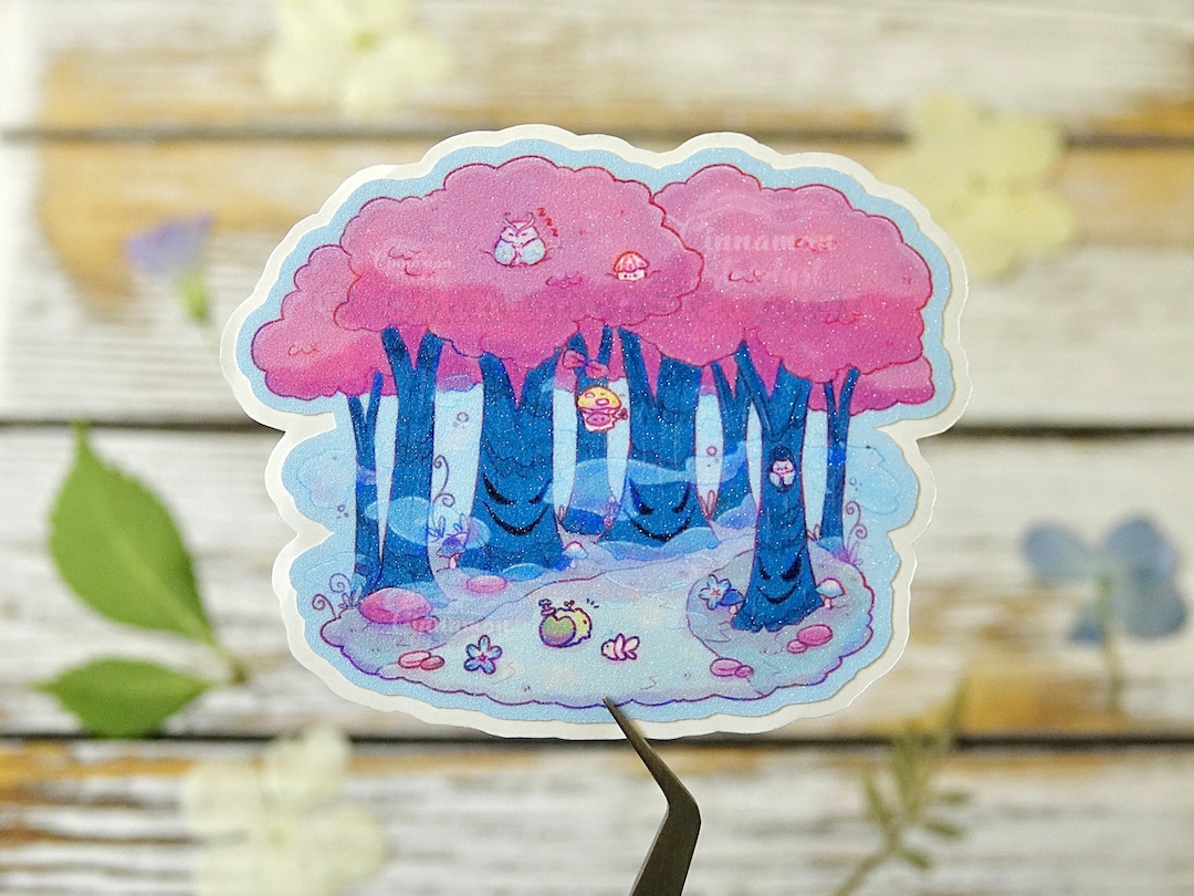 Glitter Textured Sticker Adventure Sprout the Adventures - Etsy