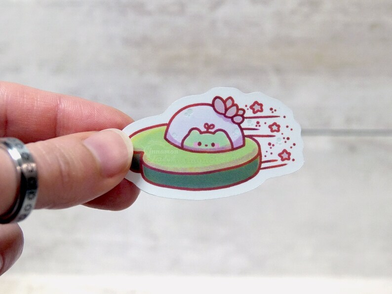 Cute Froggy Space Sticker Cute Frog Sticker Sprout the - Etsy
