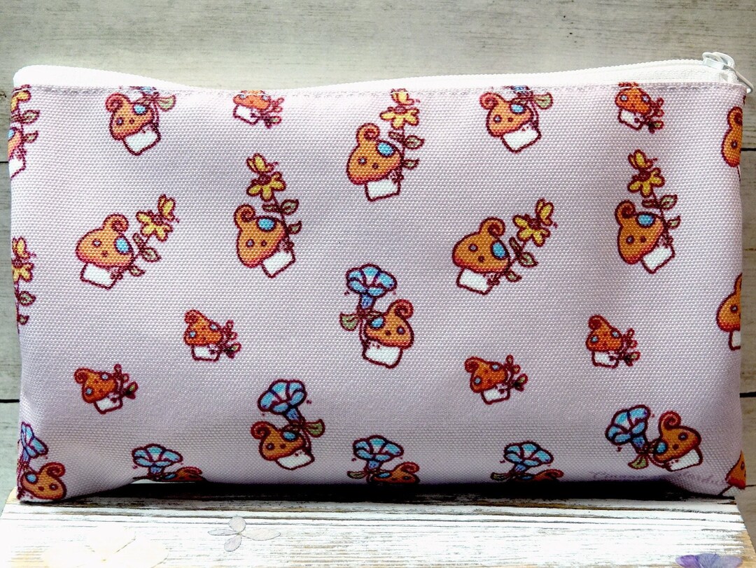 Cute Mushroom Gummies Case Cute Pencil Case Zippered Pouch - Etsy