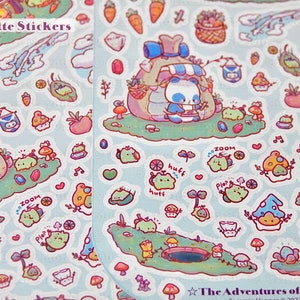 Glitter Textured the Adventures of Sprout the Frog Sheet No. 2 Cute ...