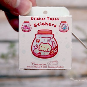 Cute Terrarium Stickers | Jar Stickers | Froggy Stickers | Sticker Tape ...