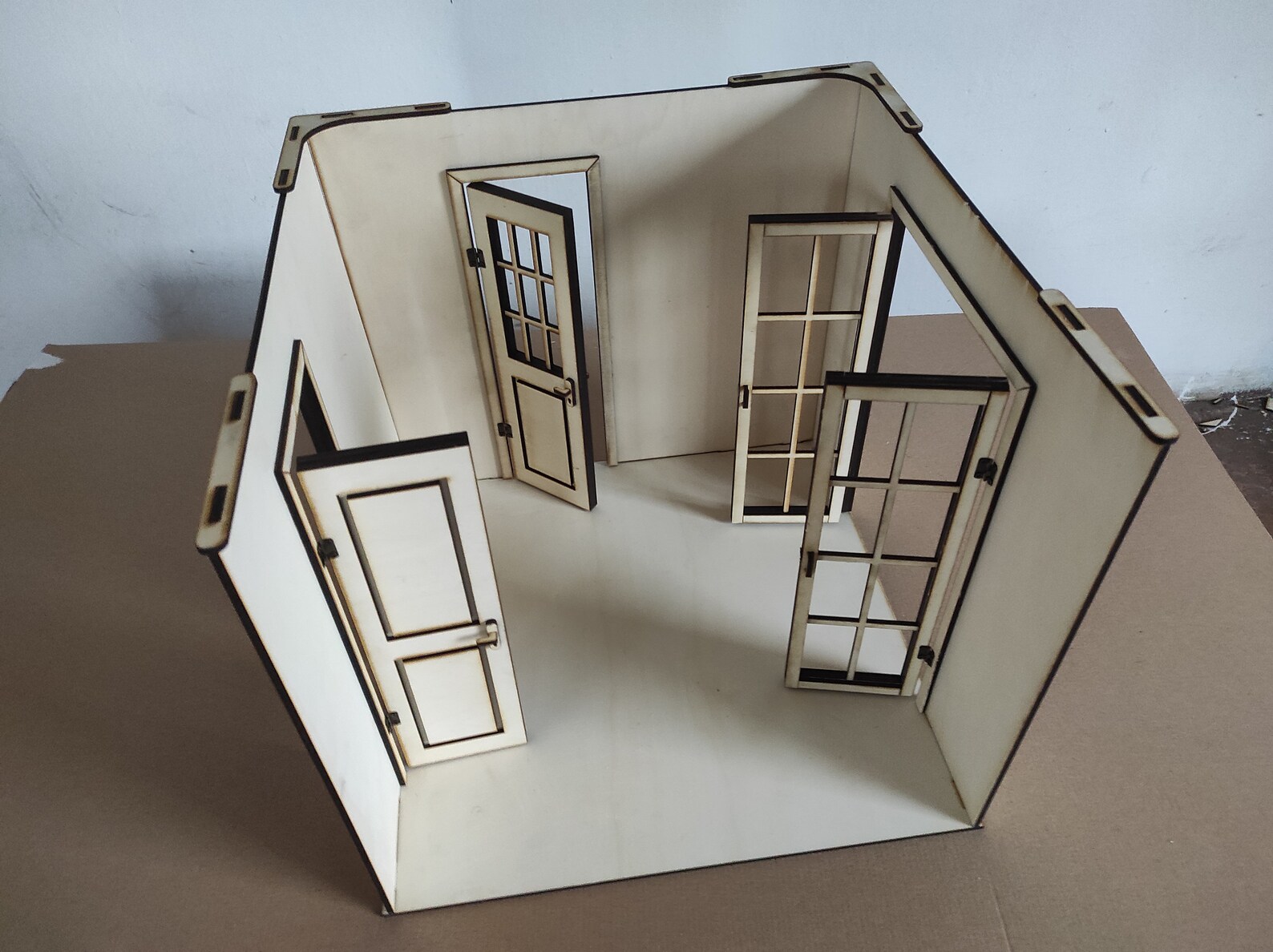 Miniature Dollhouse Doors. DIY Dollhouse, Doll Diorama, and Doll Room ...