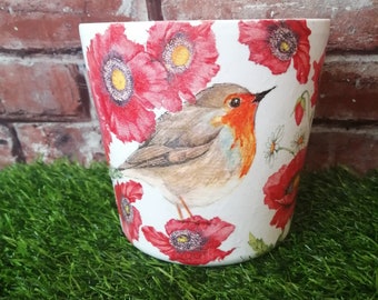 Robin Bird Planter - Etsy