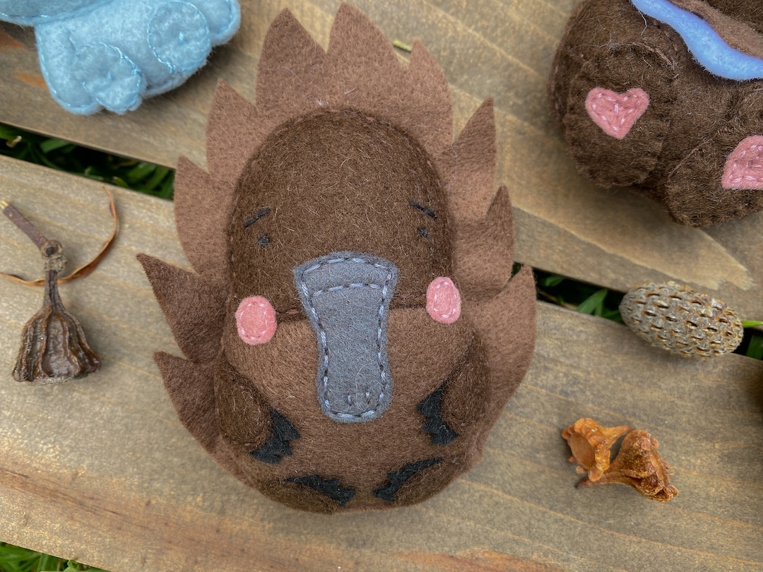 Australian Animals, Aussie Animal Toys Down Under, Handmade Echidna ...