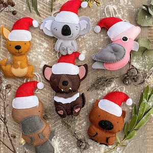 Australian Animals, Australian Christmas Tree Decor, Secret Santa Gift ...