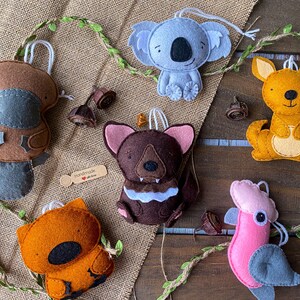 Australian Animals, Aussie Animal Toys Down Under, Handmade Felt Toys ...