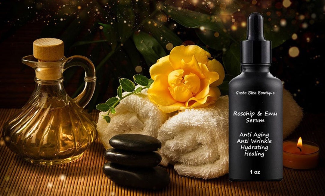 Rosehip & Emu Serum Skin Moisturizer 1 Oz Bottles Scented or Non ...