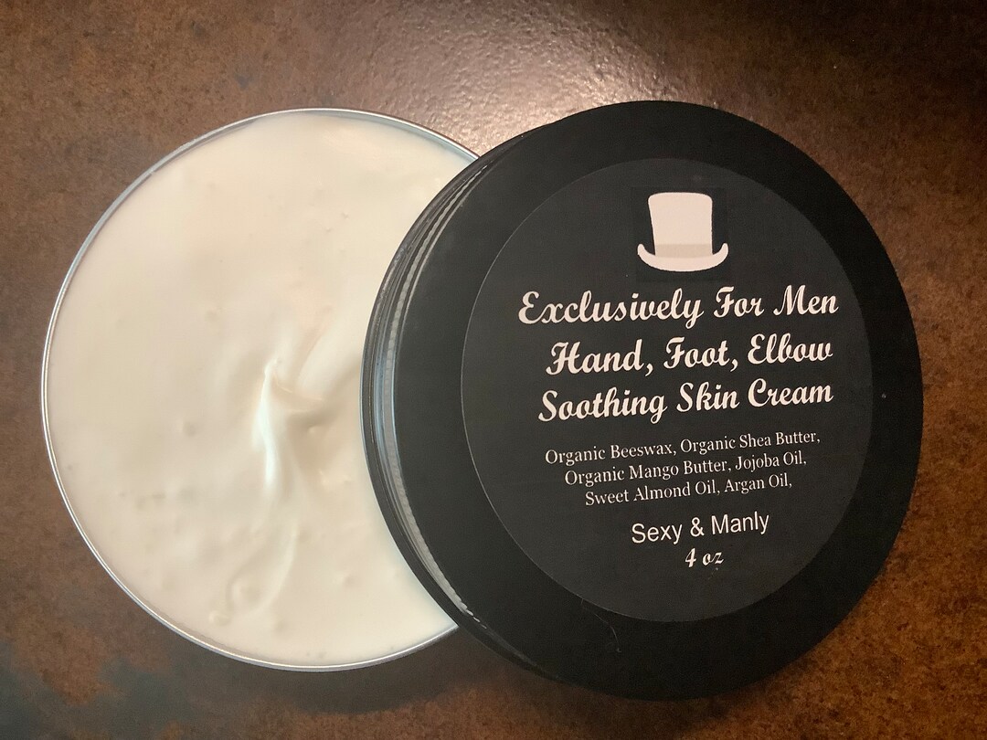 Hand, Foot, Elbow Cream All Natural Organic Cream Men's Favorite Scents ...
