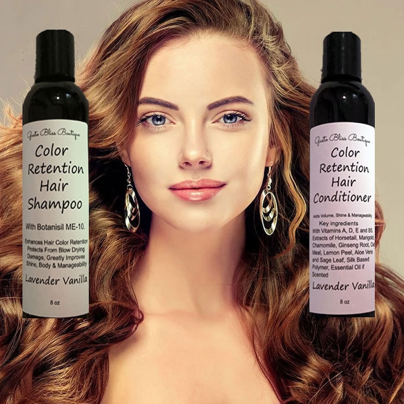 Coloured Shampoo Bottle - Etsy