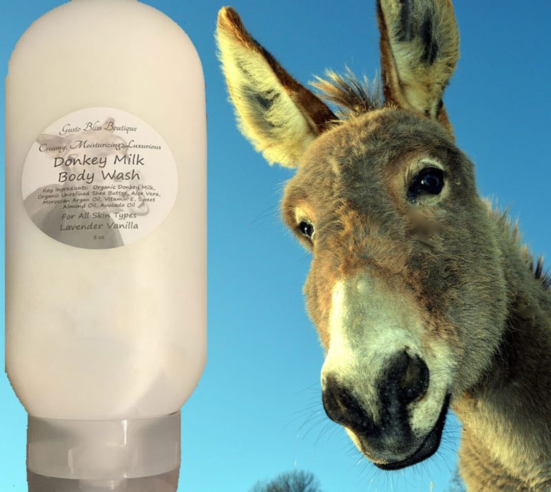 Donkey Milk Body Wash All Natural Super Moisturizing Creamy Luxurious ...