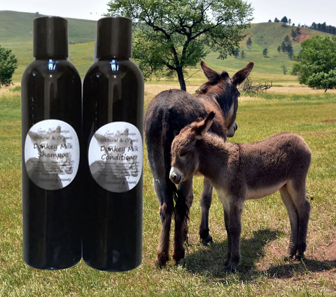 Donkey Milk Shampoo and Conditioner Soft Shiny Manageable Hair 8 Oz ...