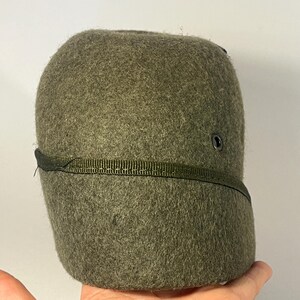Vintage Italian Army Alpine Hat Green Wool Genuine Military Cap With ...