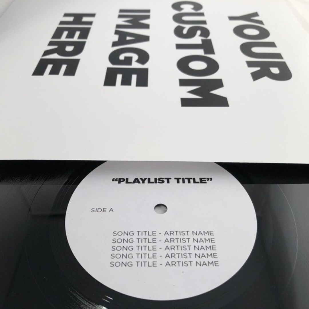 Custom 10" Vinyl Record With Custom Record Jacket & Center Labels ...
