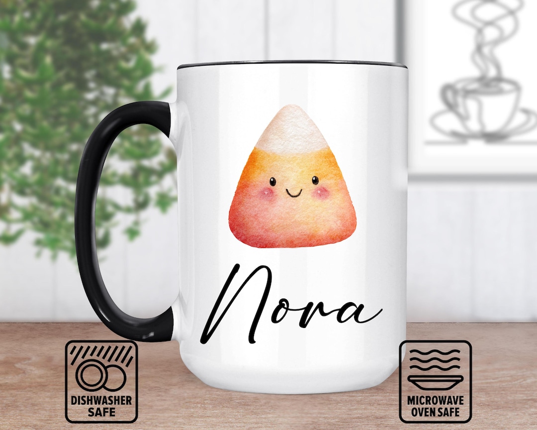 Candy Corn Mug for Fall Lovers - Customizable Halloween Gift ...