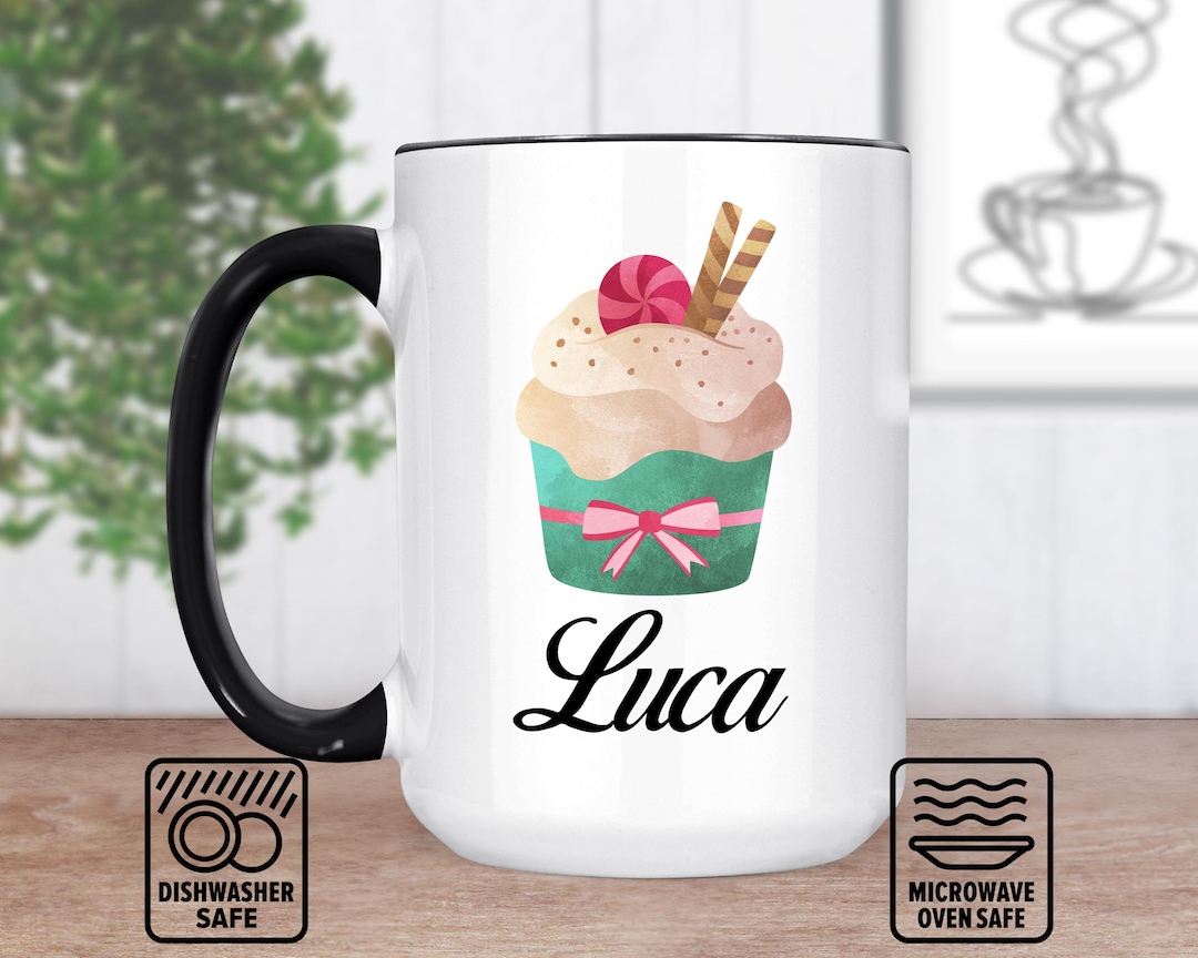 Cupcake Mug, Cupcake Coffee Mug Gift, Custom Cupcake Mug, Cupcake ...
