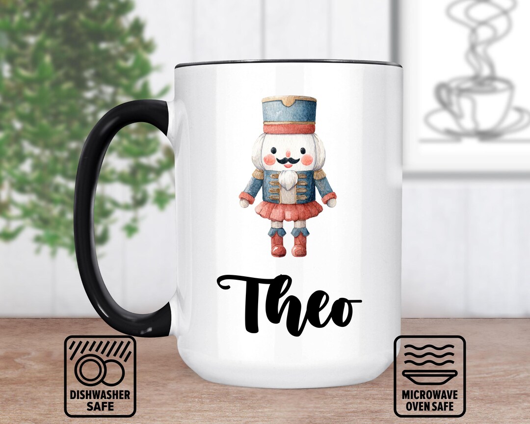 Nutcracker Mug With Name, Personalized Nutcracker Gift for Coffee ...