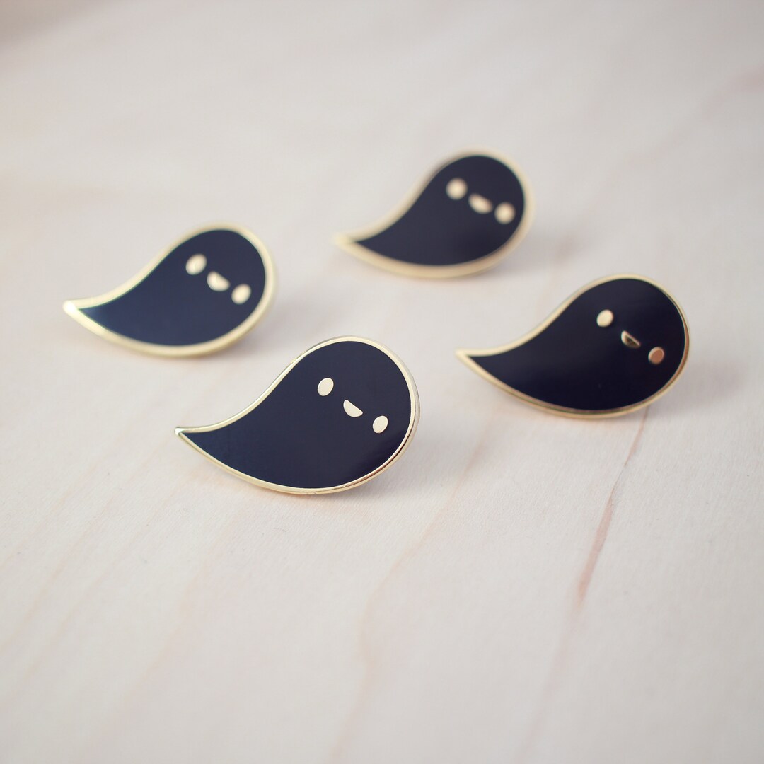 Ghost Spirit Enamel Pin Kawaii Enamel Pin Cute Enamel - Etsy