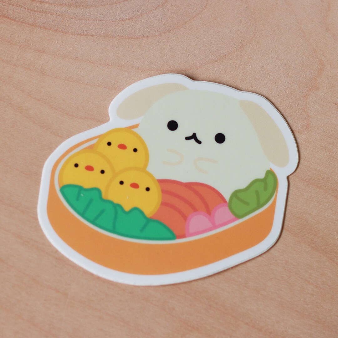 Orange Bento Bun Japanese Bento Box Bunny Koneko - Etsy