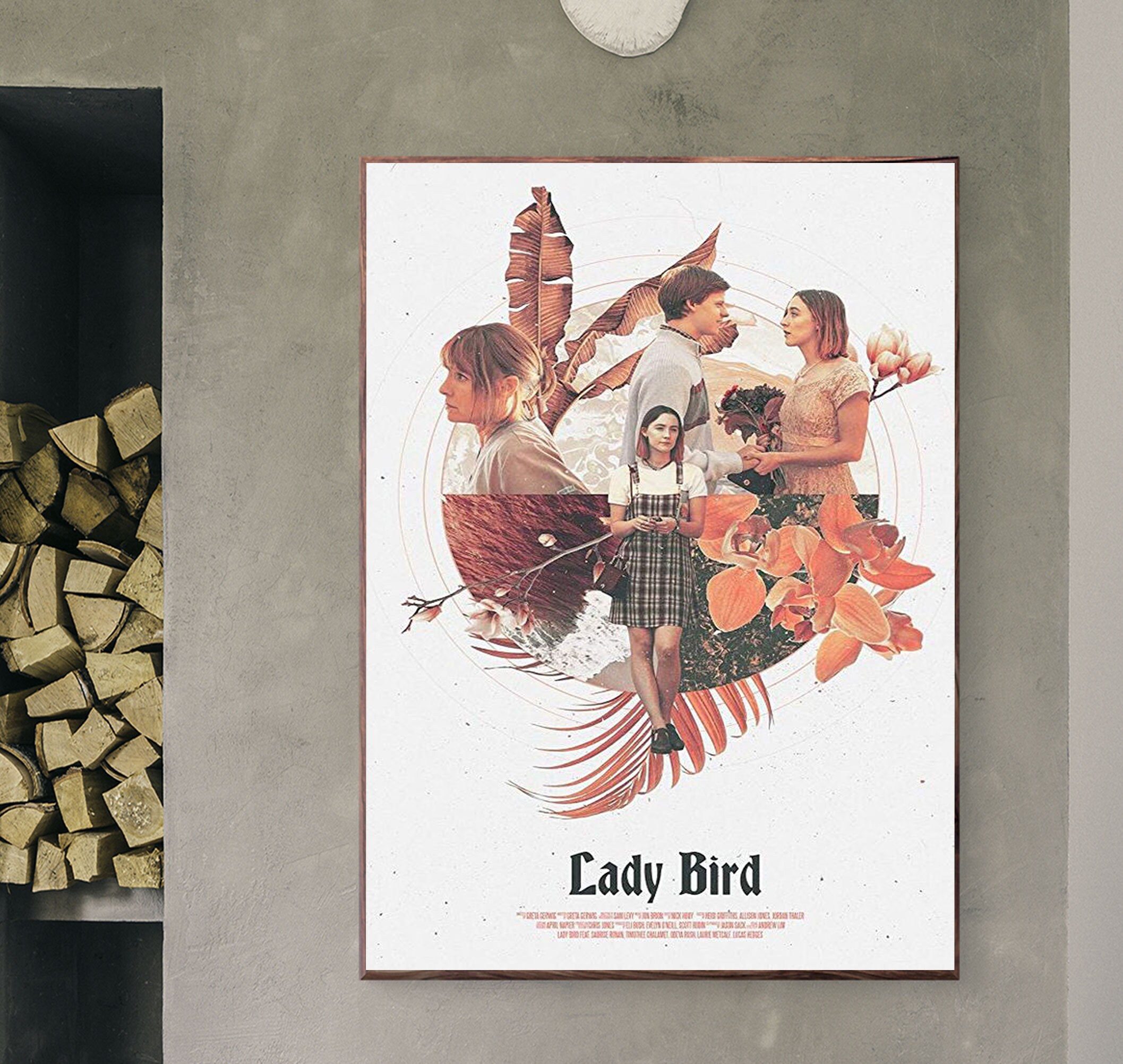 Lady Bird Film Poster, Saoirse Ronan Poster, Timothee Chalamet Poster ...