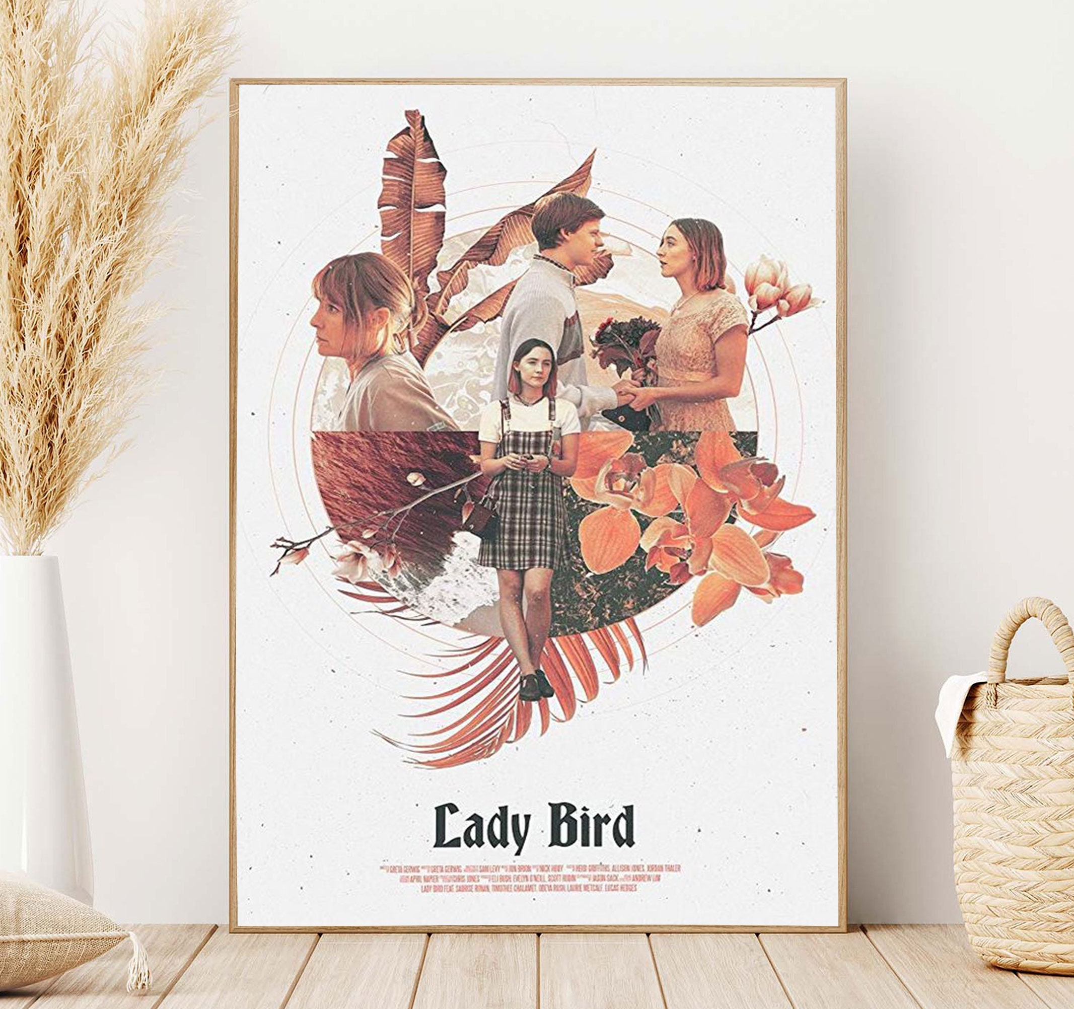 Lady Bird Film Poster, Saoirse Ronan Poster, Timothee Chalamet Poster ...