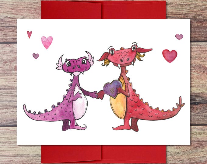 3D Printed Dragon Valentines for School, Valentine's Day Fidget Bundle ...