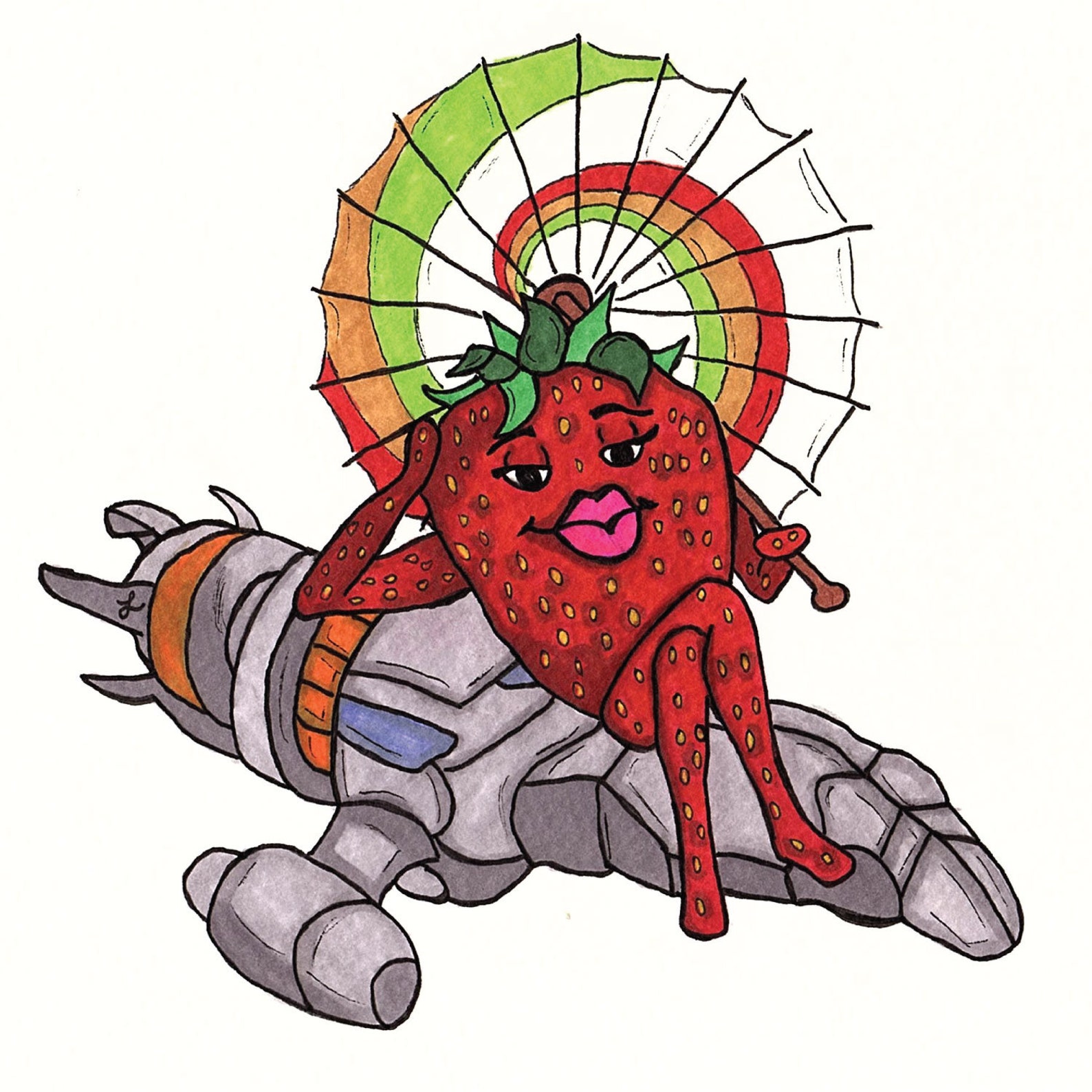 Kaylee Strawberry Firefly Fandom Art Print - Etsy