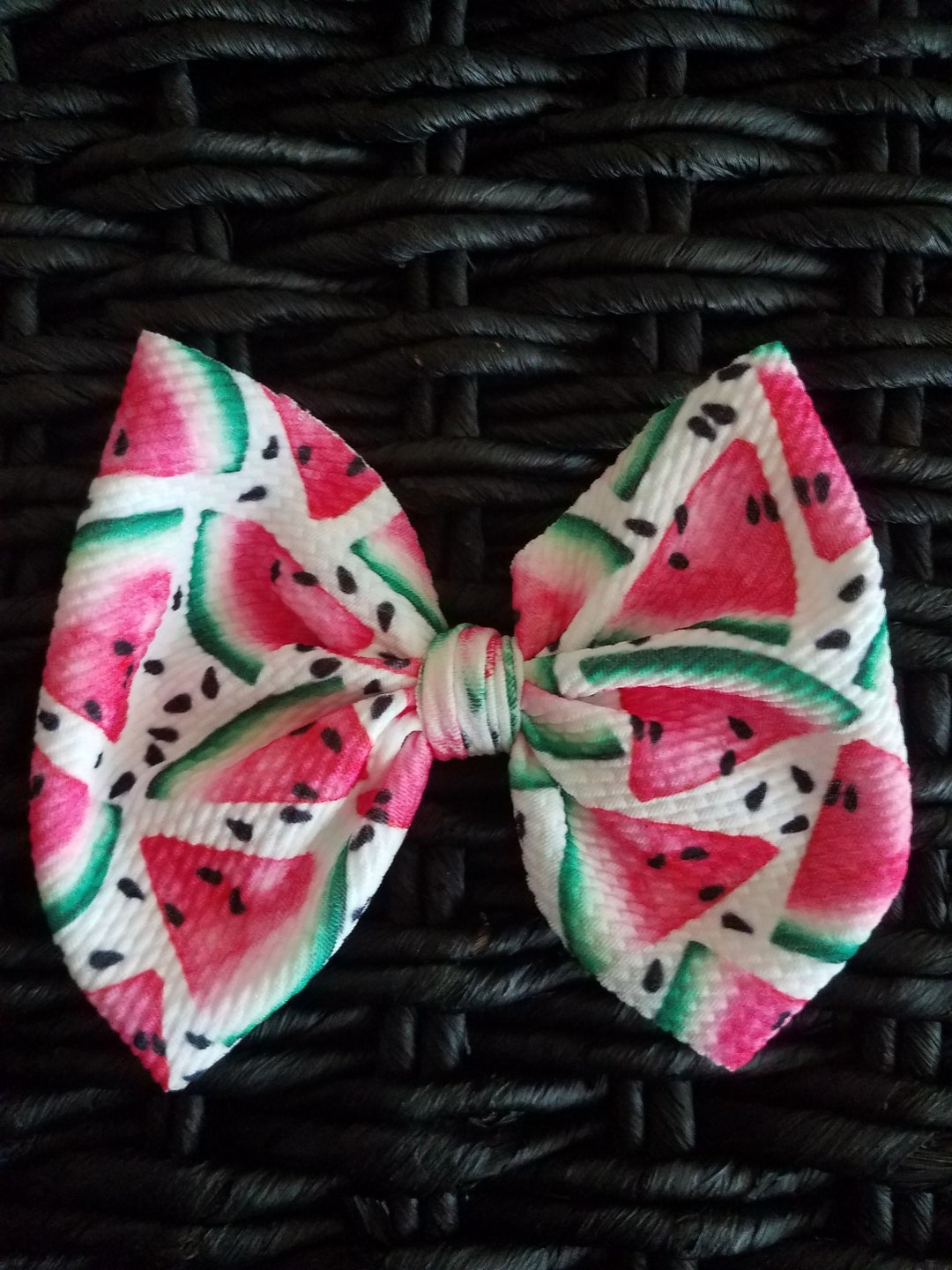 Watermelon Bows - Etsy