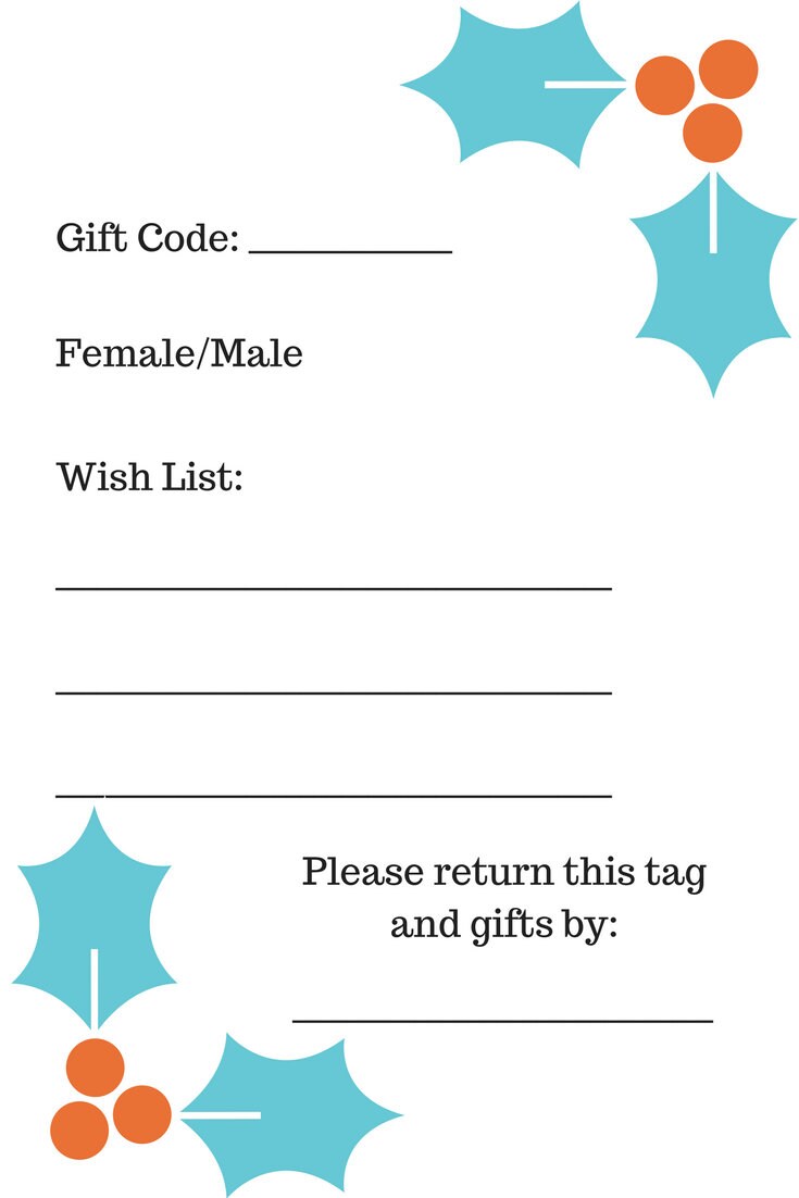 Angel Tree Gift Tags | Giving Tree Template | NOT EDITABLE | Digital ...