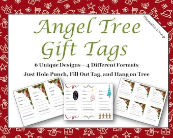 Angel Tree Tags - Etsy