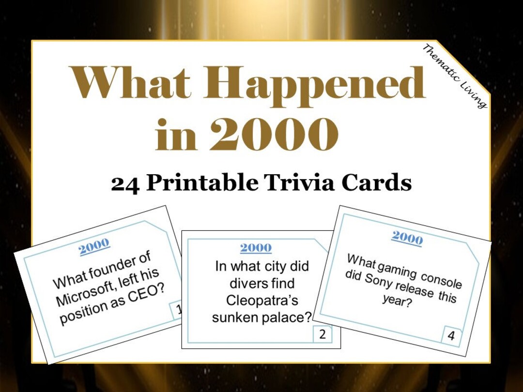 2000 Trivia Cards Wedding Games Conversation Starters Ice Breakers 24 ...