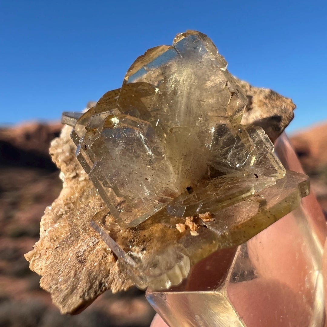Honey Barite Cluster From Peru High Quality Natural Peruvian Baryte ...