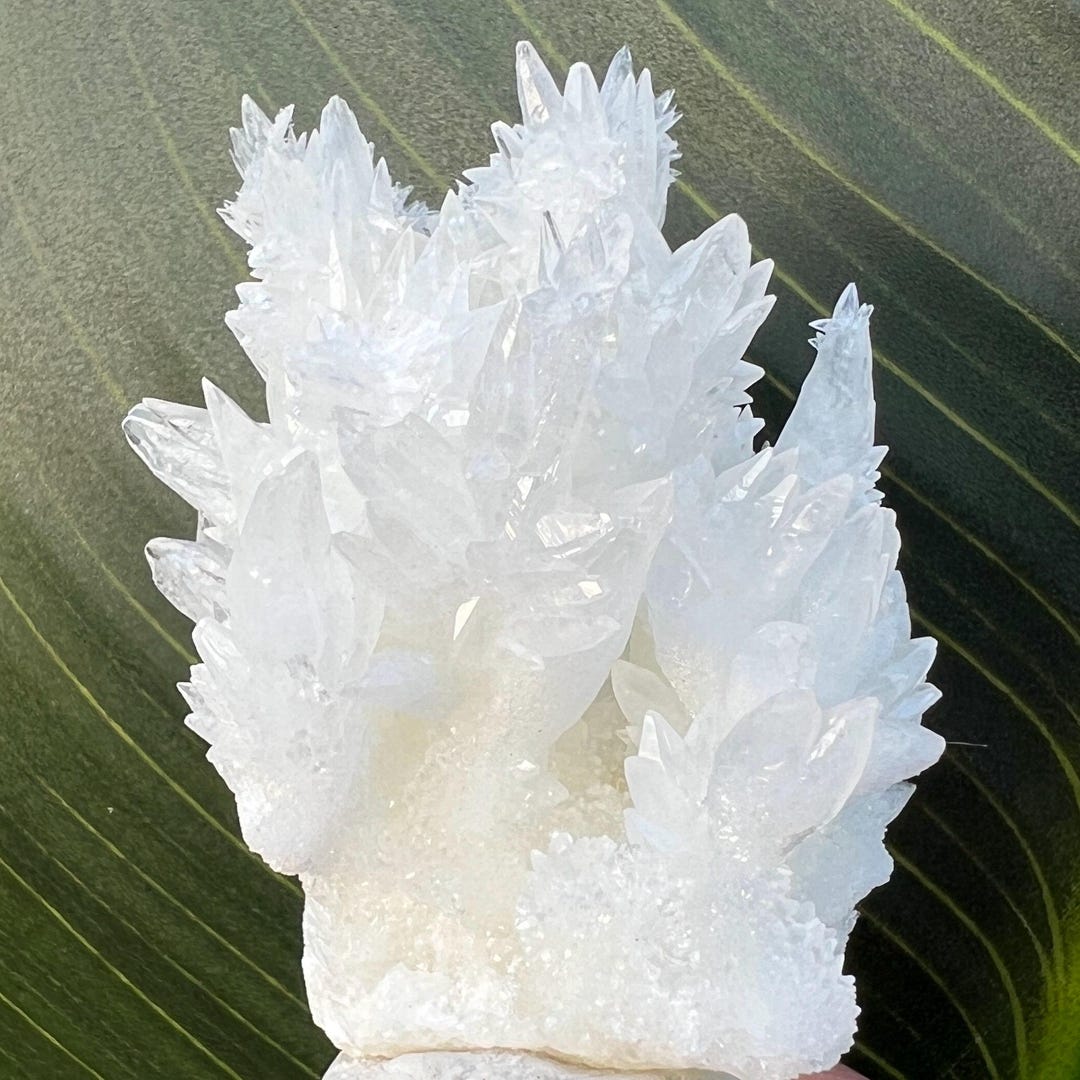 Self Standing Exceptional Crystalline Aragonite Cluster • 70 Grams Aka ...