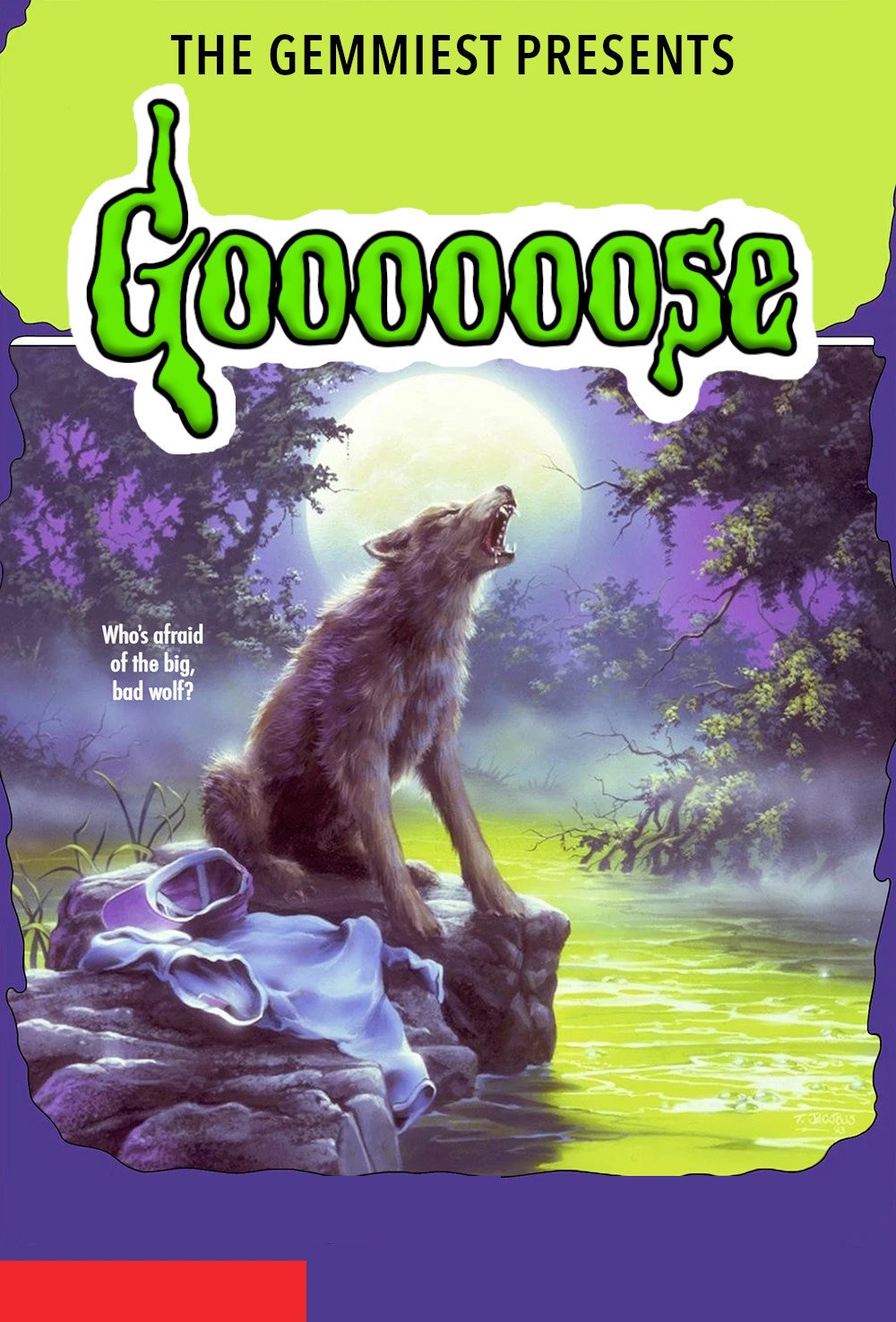 Goose the Band Sticker Goosebumps Book Theme Sticker BACK - Etsy