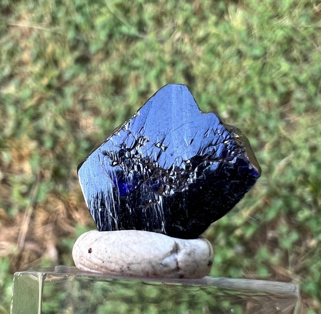 Bladed Blue Azurite Crystal From Morocco Natural Raw Blue Monoclinic ...