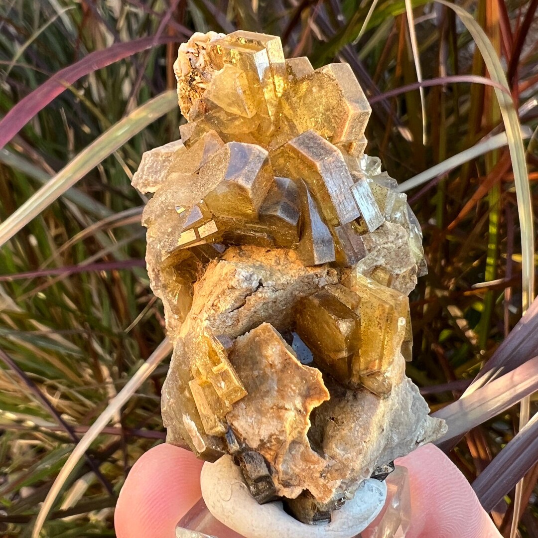 Gemmy Self Standing Larger Peruvian Barite Crystal Cluster • 101 Grams ...