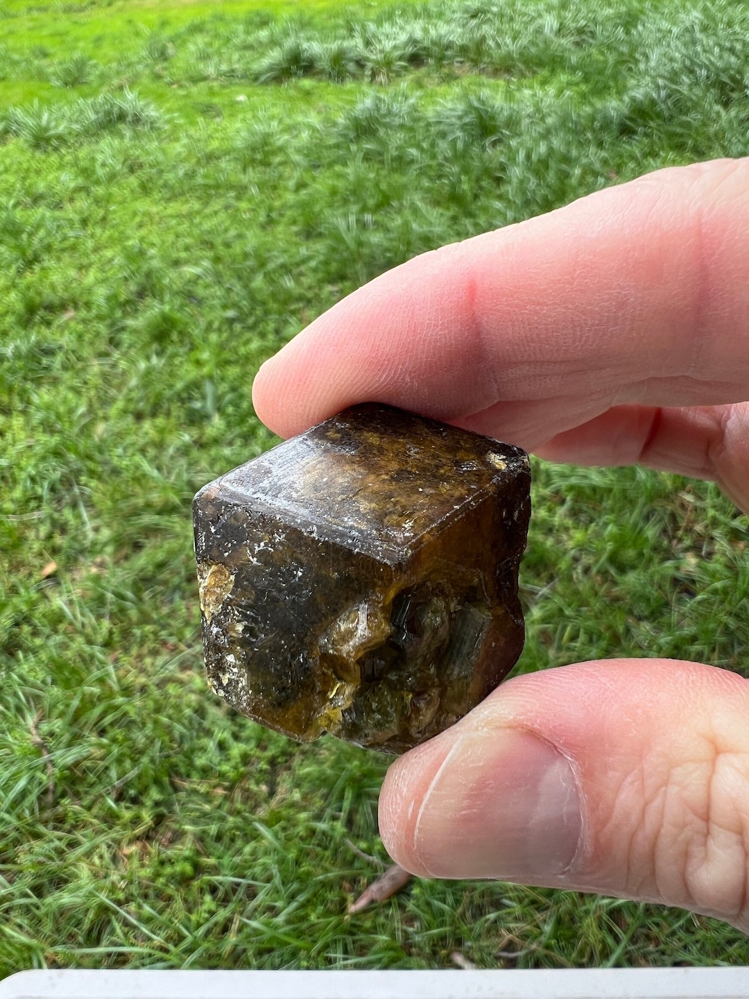 Large Green Andradite Garnet 88 Grams • Green Garnet Crystal From Mali ...