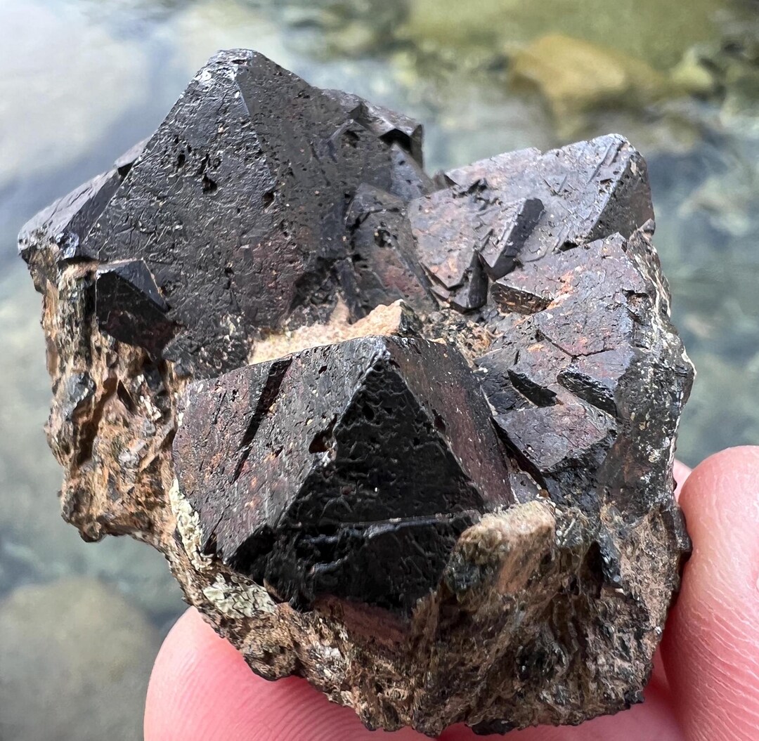 Epic Magnetite Crystal Cluster • 138 Grams • Collected by the Gemmiest ...