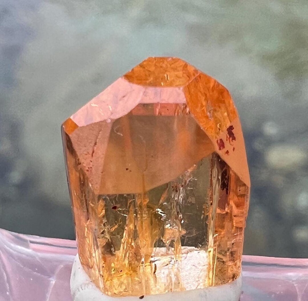 Rich Golden Zambian Imperial Topaz Crystal Clean Termination 2.3 Grams ...