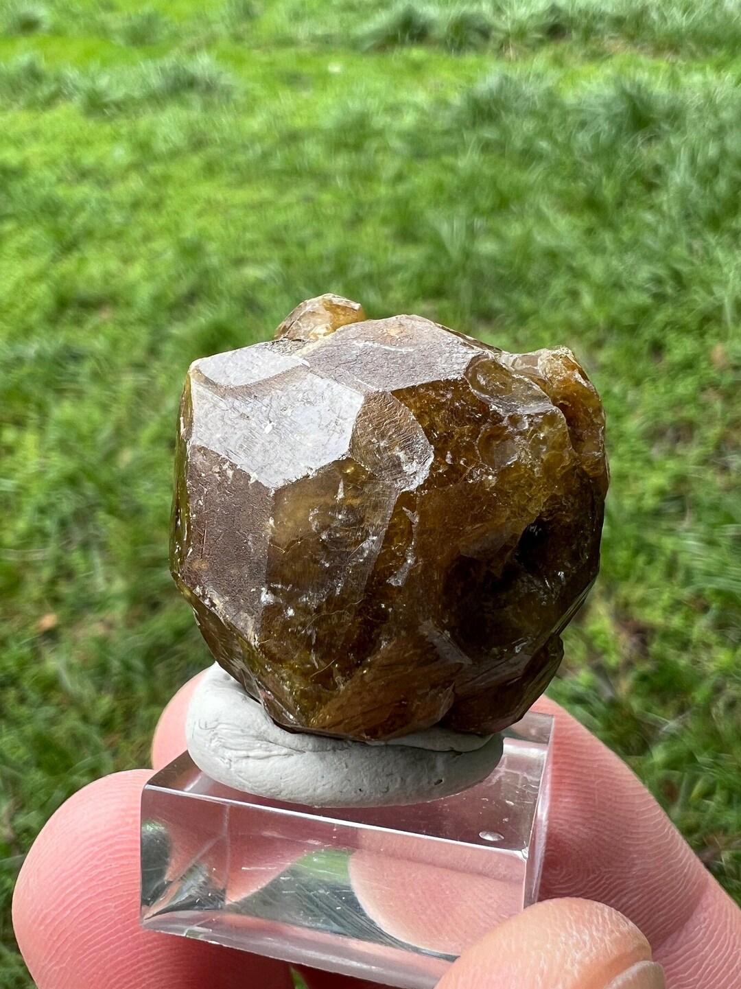 Gemmy Green Andradite Garnet 43 Grams • Green Garnet Crystal From Mali ...