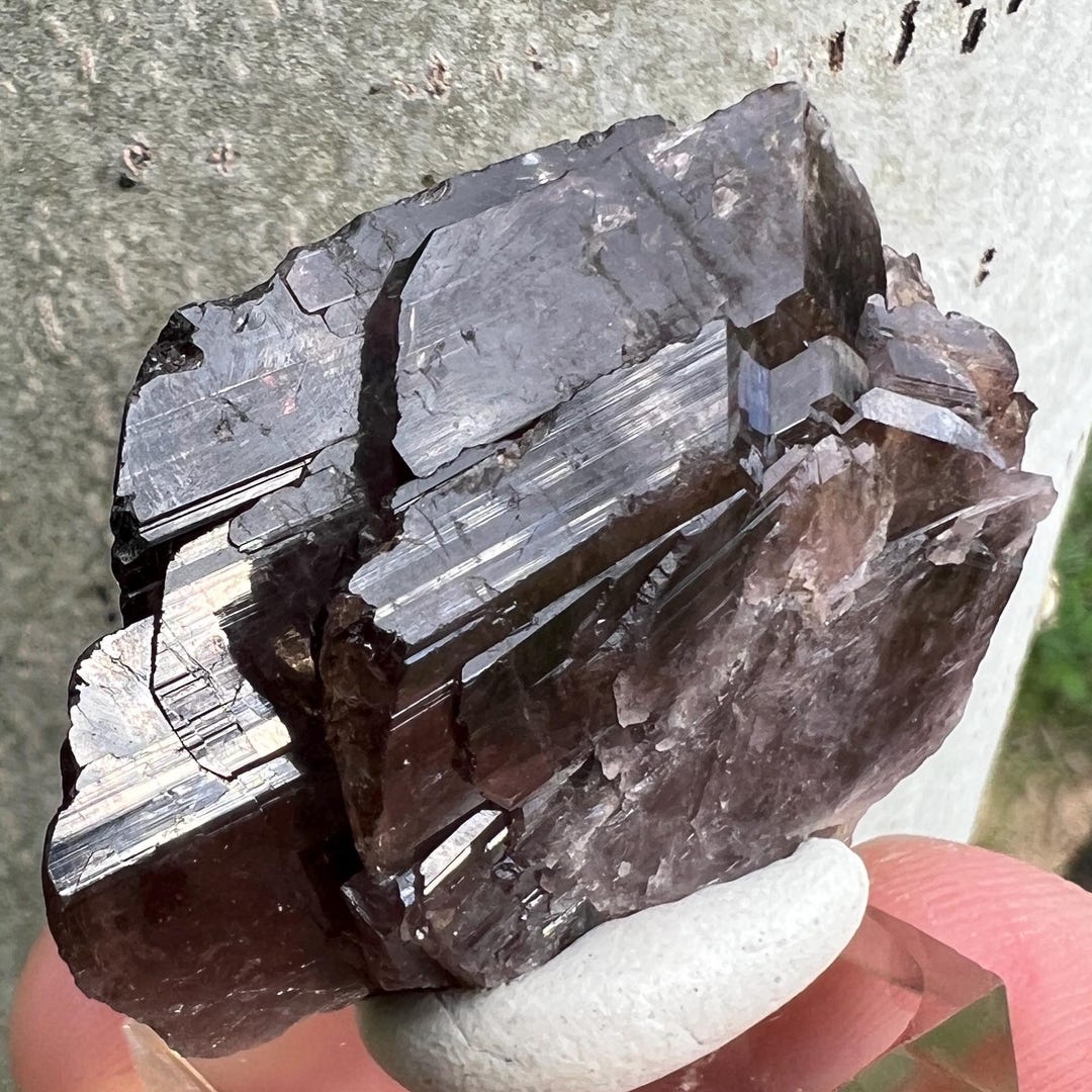 Exceptional Bladed Specimen of Himalayan Axinite Crystal 23 Grams Super ...